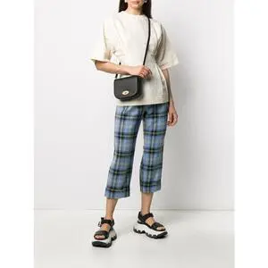 Mulberry Leather Satchel Bag - Black