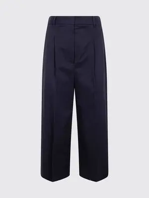 Max Mara Classic Cotton Trousers - Black