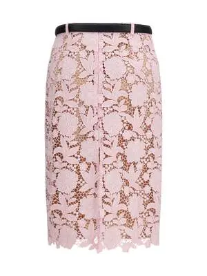 SELF-PORTRAIT Lace Midi Skirt