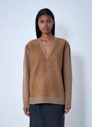 Prada Wool-and-cashmere-blend Sweater - Brown