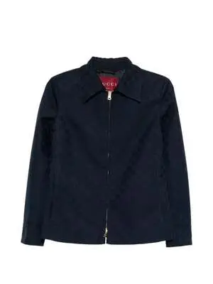 Gucci Gg Cotton Gabardine Jacket - Multicolor