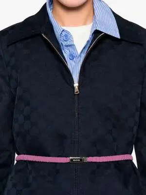 Gucci Gg Cotton Gabardine Jacket - Multicolor