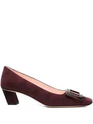 ROGER VIVIER Belle Vivier Turtle Leather Pumps