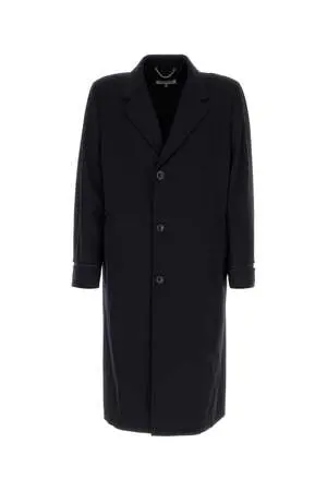 MAISON MARGIELA Midnight Wool Coat - Blue