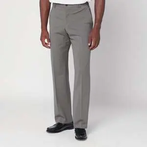PT TORINO Virgin Wool Blend Trousers - Green