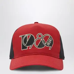 1989 STUDIO Baseball Cap Pop Logo - Red