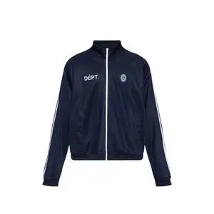 GALLERY DEPT. Logo-embroidered Striped-sleeves Zip Fastening Jacket