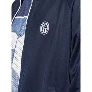 GALLERY DEPT. Logo-embroidered Striped-sleeves Zip Fastening Jacket