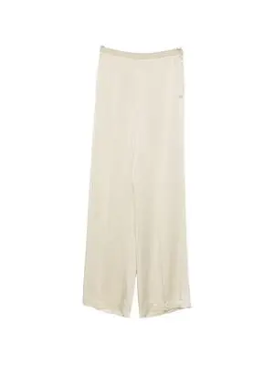 FORTE_FORTE High-waisted Satin Trousers - Multicolor