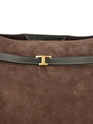 TOD'S T Timeless Medium Leather Tote Bag - Multicolor