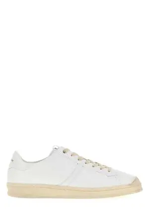 JIL SANDER Leather Sneakers - White