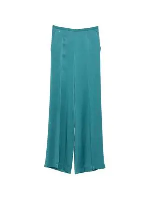 FORTE_FORTE FORTE FORTE High-Waisted Satin Trousers Multicolor