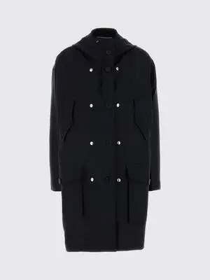 Prada Mohair Wool Blend Coat - Blue