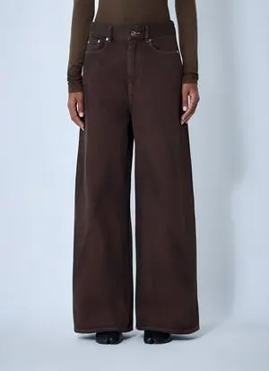 GANNI Ganni Women Five-Pocket Jeans Brown