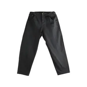 WILLY CHAVARRIA Denim Wide-leg Jeans - Black