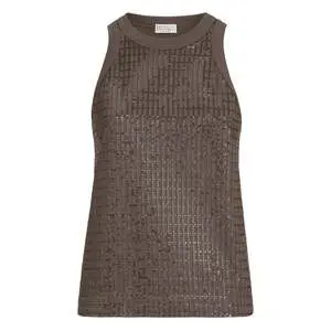 Brunello Cucinelli Tops Vests & Tank Tops - Brown