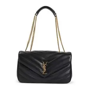 Saint Laurent Loulou M Shoulder Bag - Black