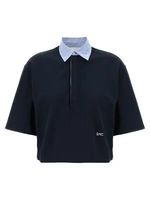 Stella McCartney Cropped Piquet Polo