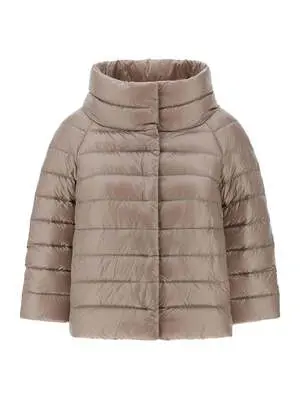 Herno Sofia Mini Hood With Ultralight Nylon Sleeves - Multicolor