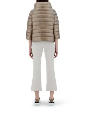Herno Sofia Mini Hood With Ultralight Nylon Sleeves