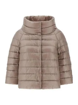 Herno Sofia Mini Hood With Ultralight Nylon Sleeves - Multicolor