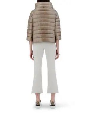 Herno Sofia Mini Hood With Ultralight Nylon Sleeves - Multicolor