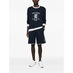 Brunello Cucinelli Graphic Print Sweatshirt - Blue