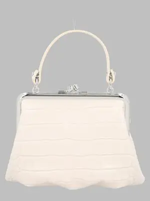 VIVIENNE WESTWOOD Granny Frame Leather Handbag