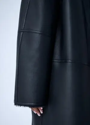 TOTEME Shearling Wrap Coat