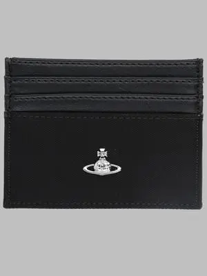 VIVIENNE WESTWOOD Logo Card Holder - Black
