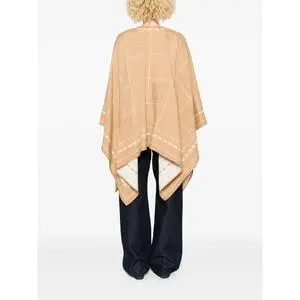 Fendi Neutrals Coats Capes - Cream
