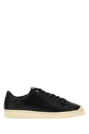 JIL SANDER Leather Sneakers - Black