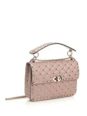 Valentino Garavani Rockstud Spike Medium Leather Shoulder Bag