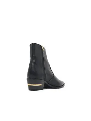 Amiri Ma Pointy Leather Boots - Black
