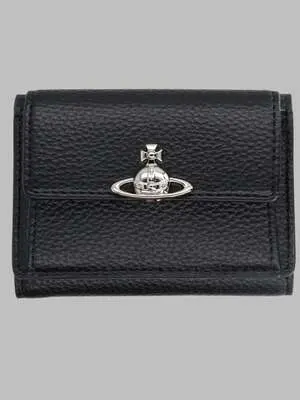 VIVIENNE WESTWOOD Portafoglio Small Flap Purse - Black