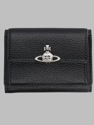 VIVIENNE WESTWOOD Portafoglio Small Flap Purse - Black