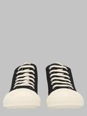 Rick Owens Sneaker Basse In Denim - Black