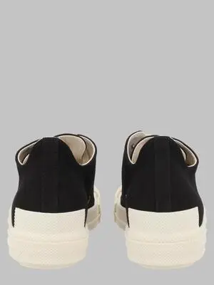 Rick Owens Sneaker Basse In Denim - Black