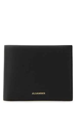 JIL SANDER Leather Wallet - Black