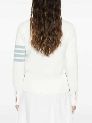 Thom Browne Cardigan With Striped Details