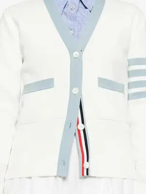 Thom Browne Cardigan With Striped Details
