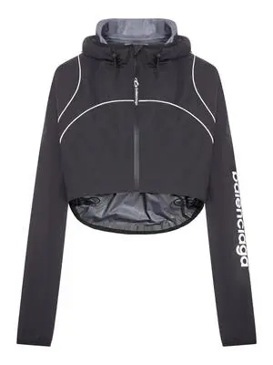 Balenciaga Techwear Cropped Jacket - Black