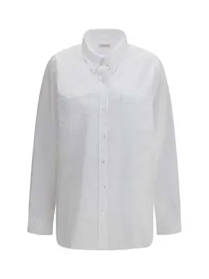 Dries Van Noten Loose Poplin Shirt - White