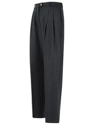 Dolce & Gabbana Grey Virgin Wool Trousers