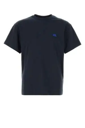 JIL SANDER Midnight Blue Cotton T-shirt - Black