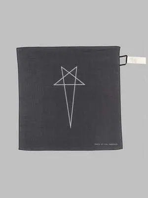 Rick Owens Bandana Con Stampa - Black