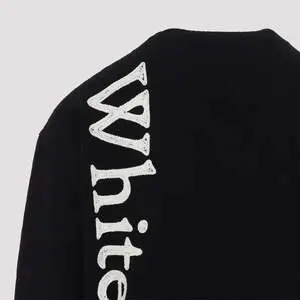 Off-White Vertical Bookish Knit Crewneck