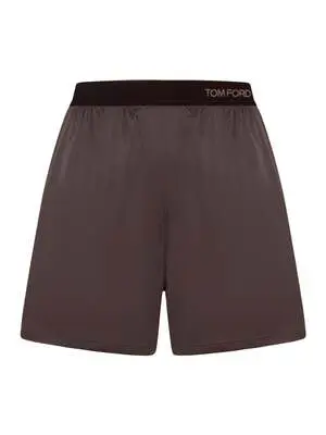 TOM FORD Silk Satin Shorts - Multicolor