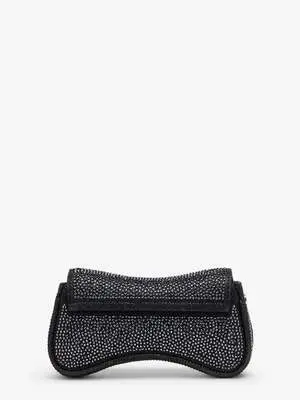DIESEL® Play Crossbody Xs Shoulder Bag With All-over Rhinestones - Multicolor