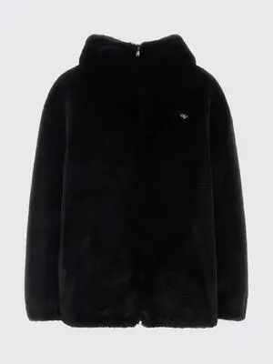 Prada Reversible Faux Fur Jacket - Black